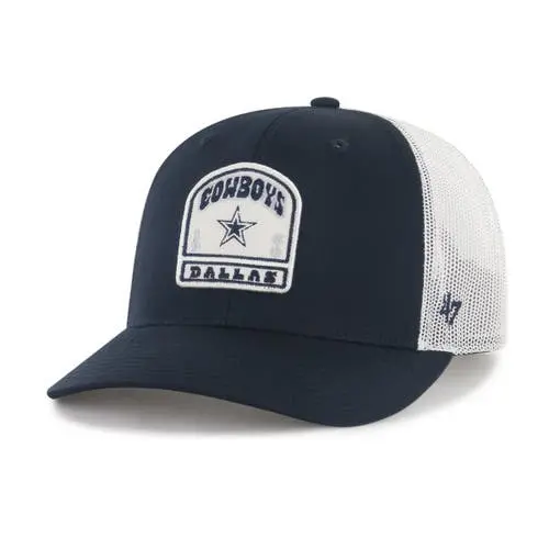'47 Dallas Cowboys Headstone Adjustable Trucker Hat - Navy