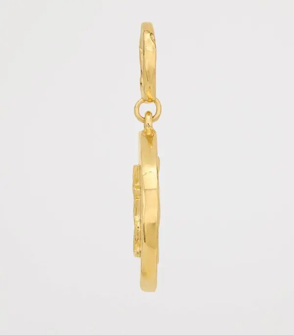 Saint Laurent Enamel Dove Charm