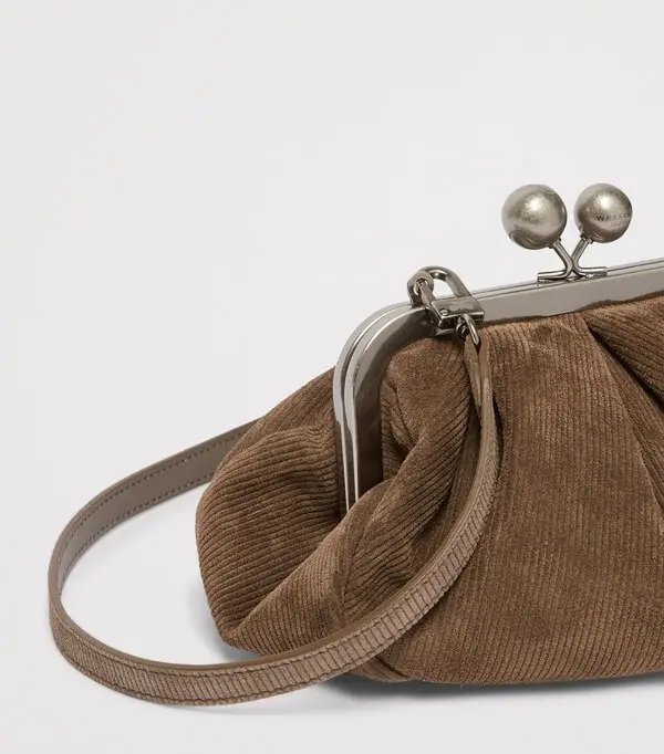 Max Mara Small Suede Pasticcino Clutch Bag
