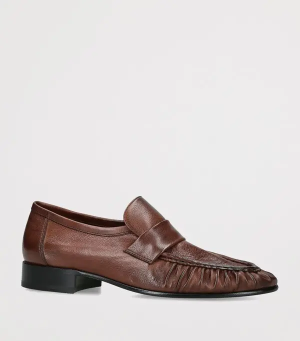 THE ROW Soft Leather Loafers