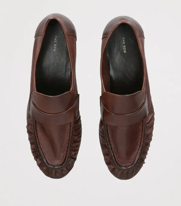 THE ROW Soft Leather Loafers