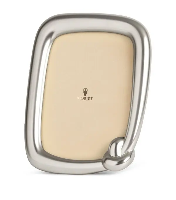 L'Objet Platinum-plated Knot Photo Frame