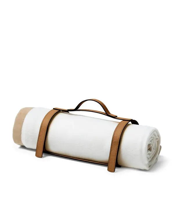 Frette Leather Otello Throw Holder