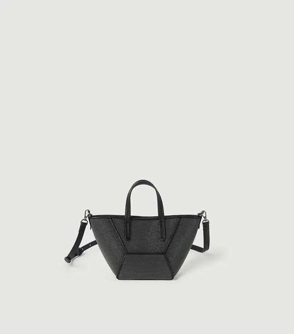 Brunello Cucinelli Mini Precious Bc Duo Tote Bag - Black