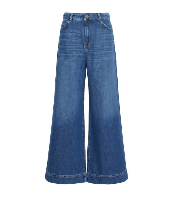 Max Mara High-rise Wide-leg Jeans