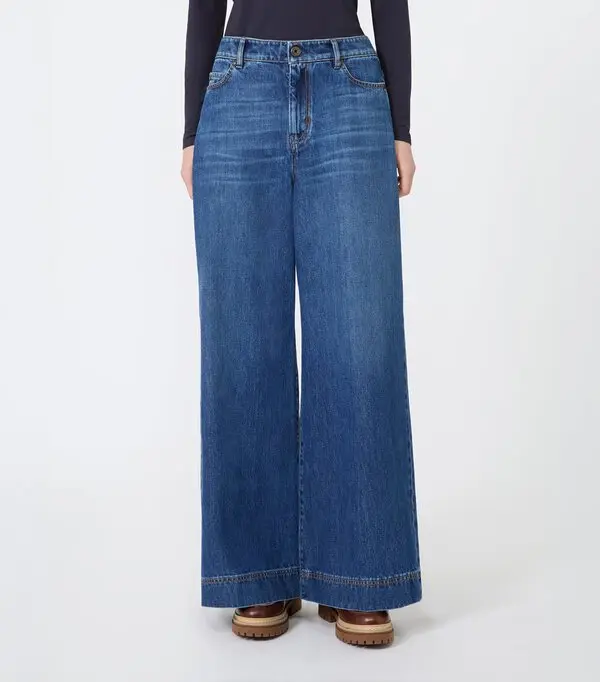Max Mara High-rise Wide-leg Jeans