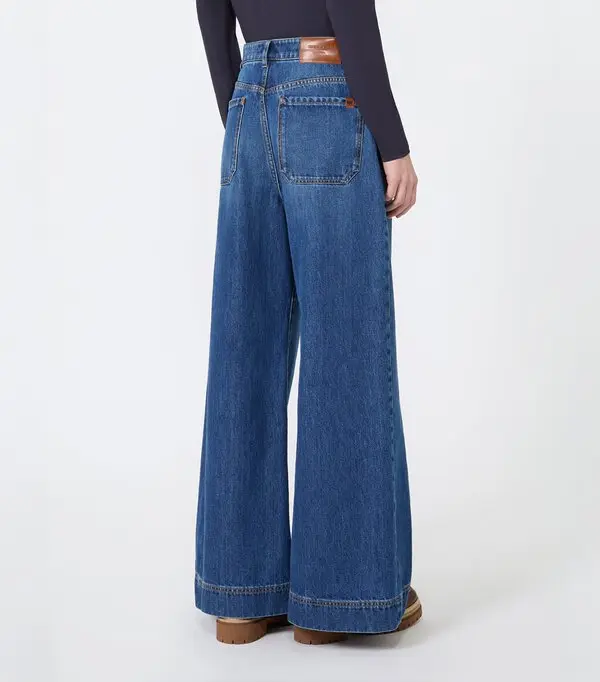 Max Mara High-rise Wide-leg Jeans