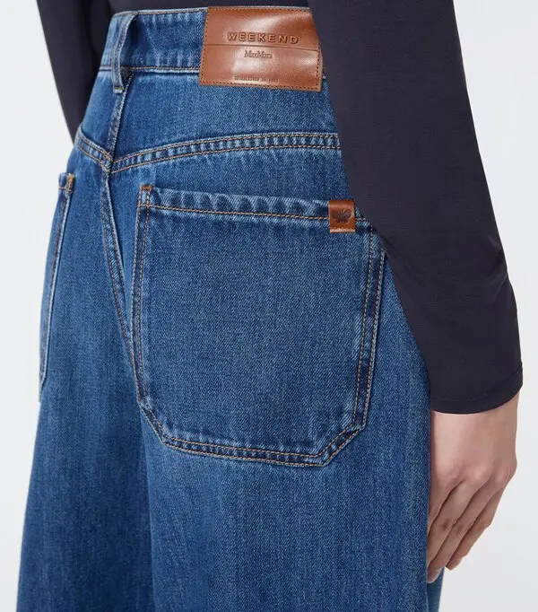 Max Mara High-rise Wide-leg Jeans
