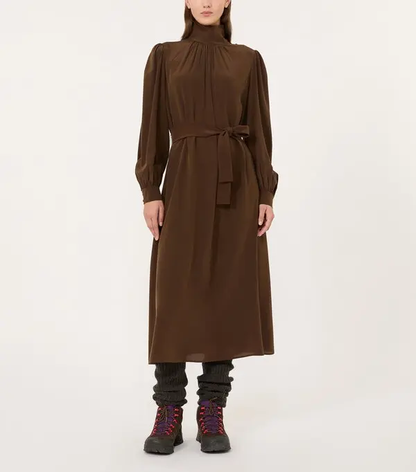 Max Mara Silk Maxi Dress