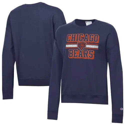 Champion Chicago Bears Powerblend Fleece Sweatshirt - Navy