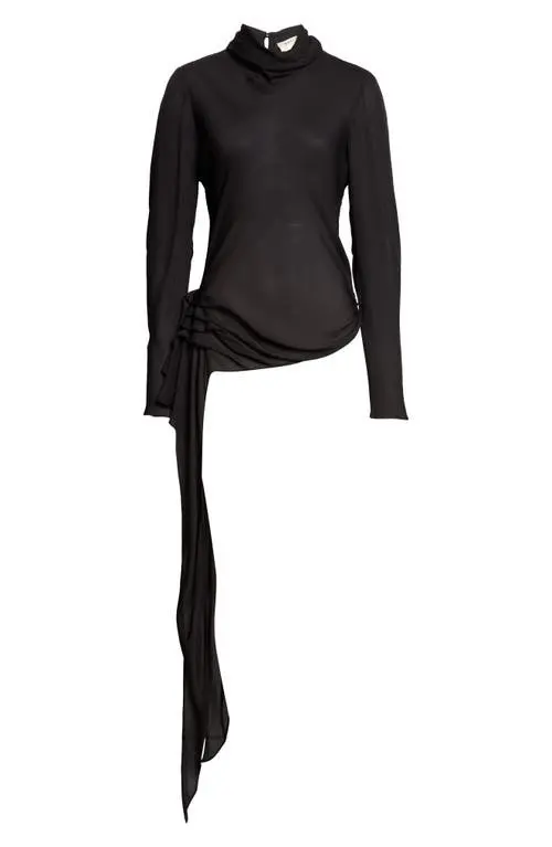 KALLMEYER Ornella Draped Silk Georgette Top