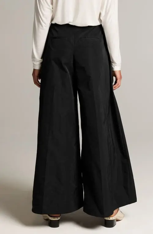 Vince High Waist Wide Leg Pleated Evening Pants