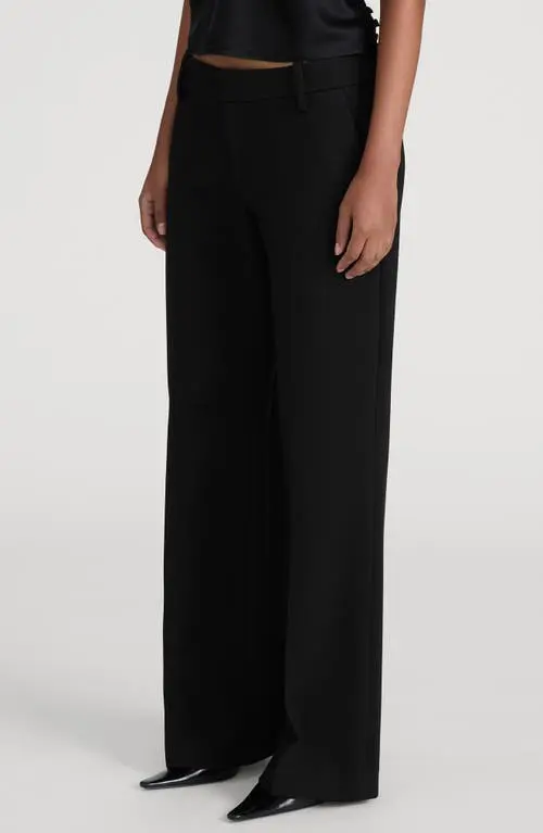 FRAME The Pixie Low Rise Wide Leg Trousers
