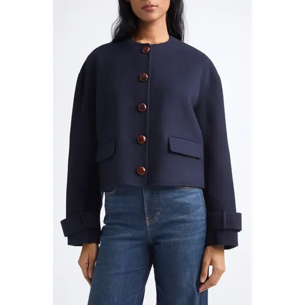 Veronica Beard Elaris Wool Blend Jacket
