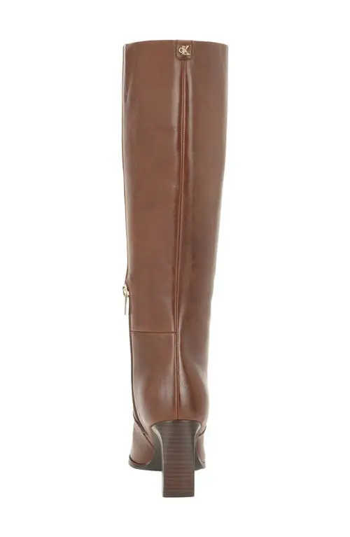 Calvin Klein Darlea Knee High Boot - Medium Brown