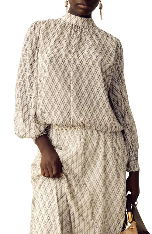 PER UNA BY M&S Check Tie Back Top