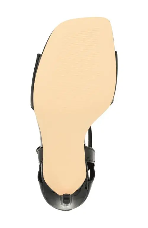 Nine West Paddie Faux Leather Sandal - Black