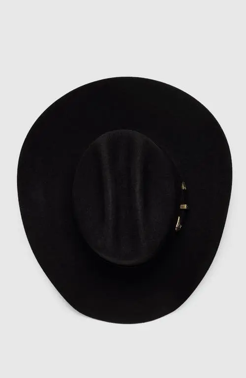 MANELA The Bronson Cowboy Hat - Black