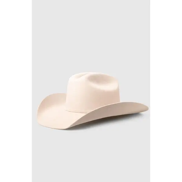 MANELA The Bronson Cowboy Hat - Ivory
