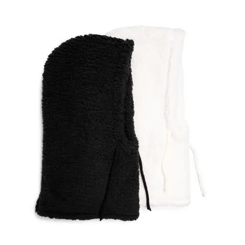 MUK LUKS Balaclava Faux Shearling Overhood