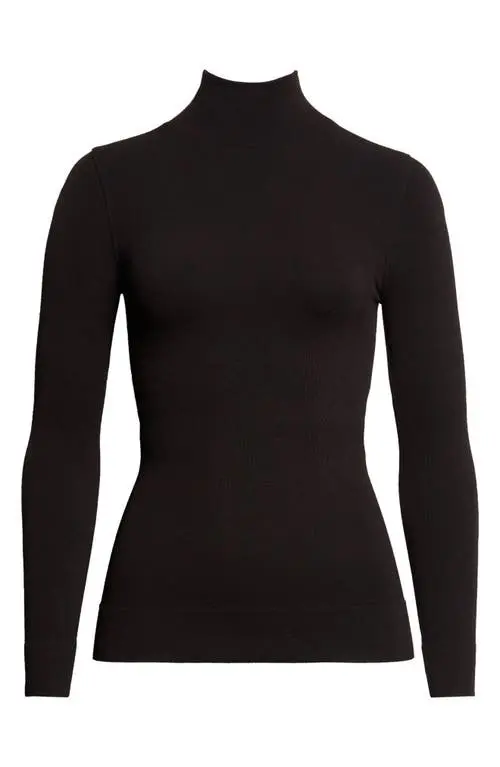 TOTEME Compact Jersey Mock Neck Top