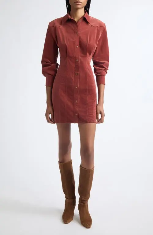 Veronica Beard Evren Mini Shirtdress