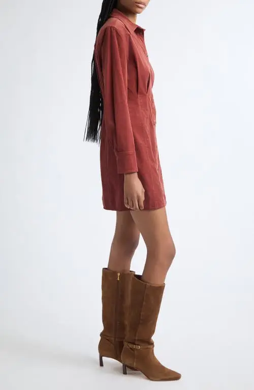 Veronica Beard Evren Mini Shirtdress