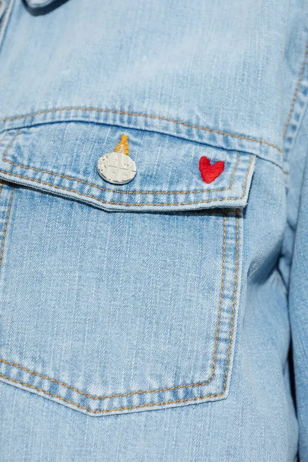 Baum Und Pferdgarten Melobu Embroidered Denim Shirt
