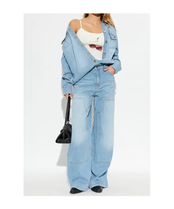 Baum Und Pferdgarten Melobu Embroidered Denim Shirt
