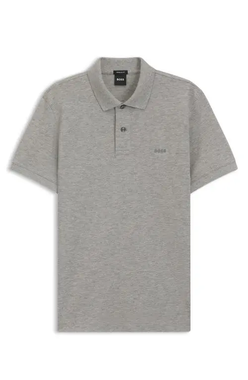 BOSS Pallas Polo - Open Grey