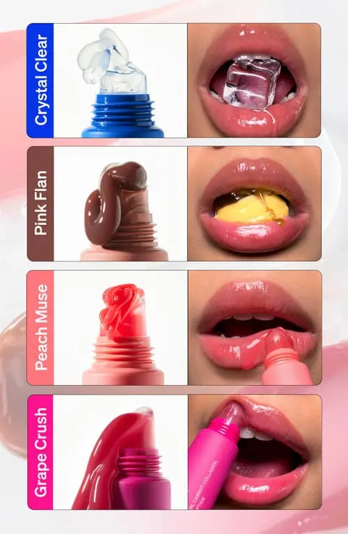 KNEMO Liplock Flavor Pack 4-piece Jelly Serum Set