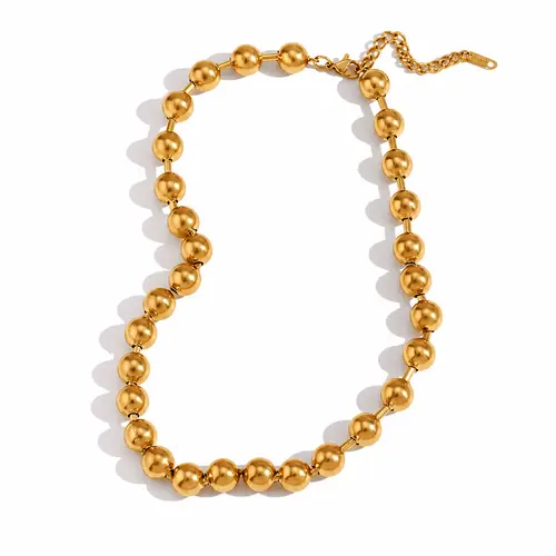 ALAIS BRANCHE Helise Ball Necklace - Gold
