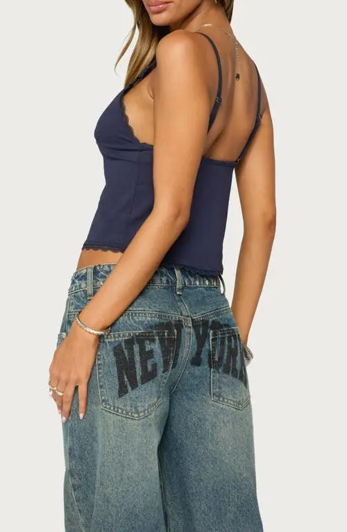 EDIKTED Lotto Lace Trim Camisole