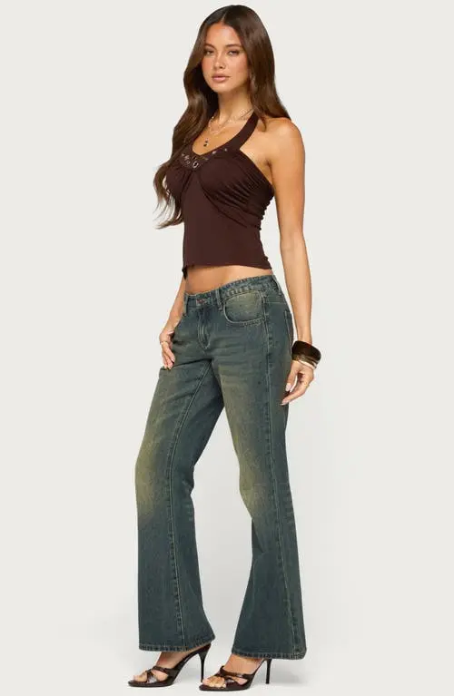 EDIKTED Raci Grommet Halter Top