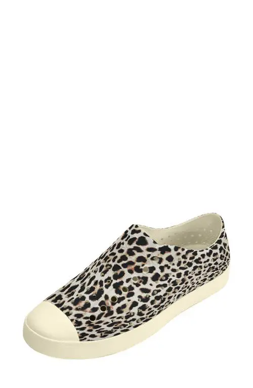 Native Shoes Jefferson Wanderfoam Slip-on Sneaker - Bone White/bone White/leopard