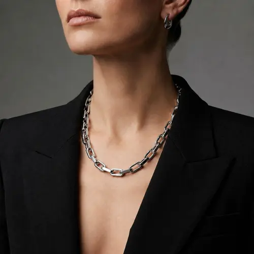 ALAIS BRANCHE Emily Thick Links Chain Necklace