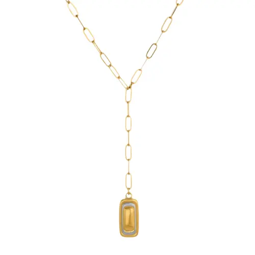 ALAIS BRANCHE Noa Lariat Necklace - Gold