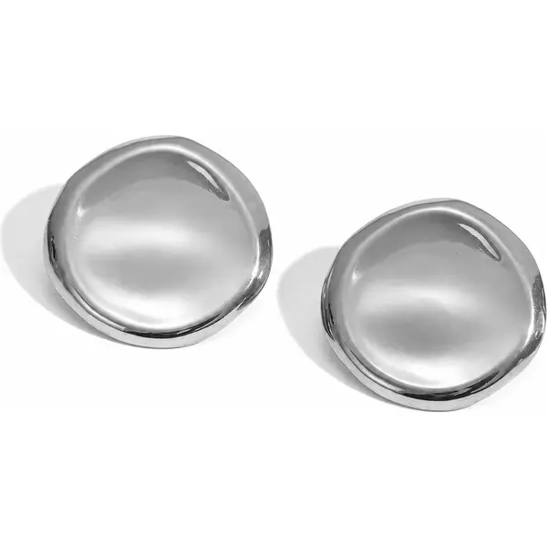 ALAIS BRANCHE Karsyn Circle Earrings - Silver