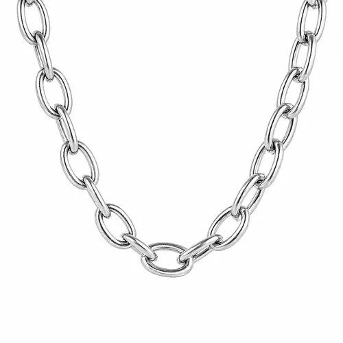 ALAIS BRANCHE Calina Chunky Links Necklace - Silver