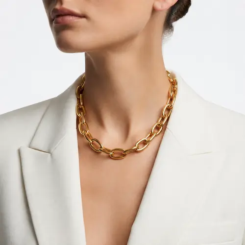 ALAIS BRANCHE Calina Chunky Links Necklace - Silver