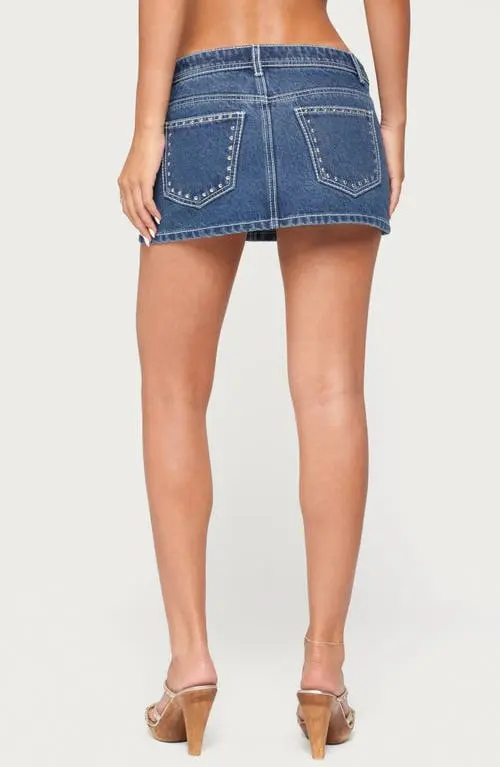 EDIKTED Elixa Denim Mini Skort