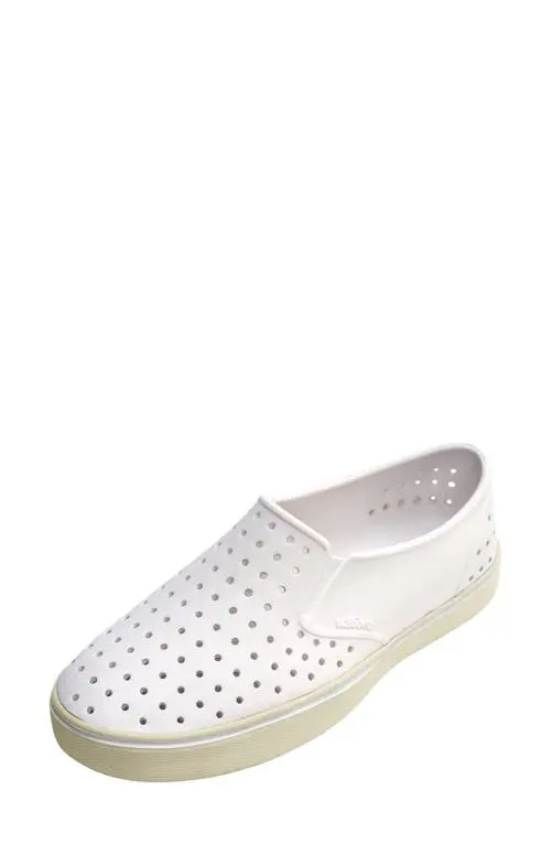 Native Shoes Miles Wanderfoam Slip On Shoe - Shell White/bone White