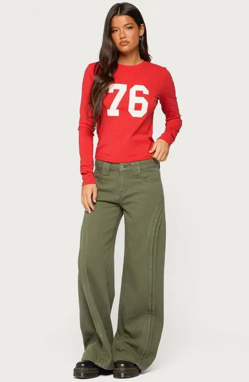 EDIKTED 76 Stretch Cotton Graphic T-shirt