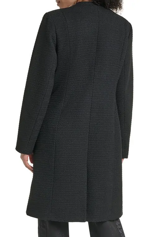Karl Lagerfeld Paris Single Breasted Long Coat