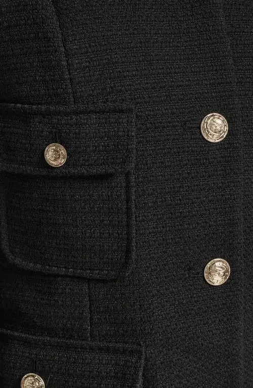 Karl Lagerfeld Paris Single Breasted Long Coat