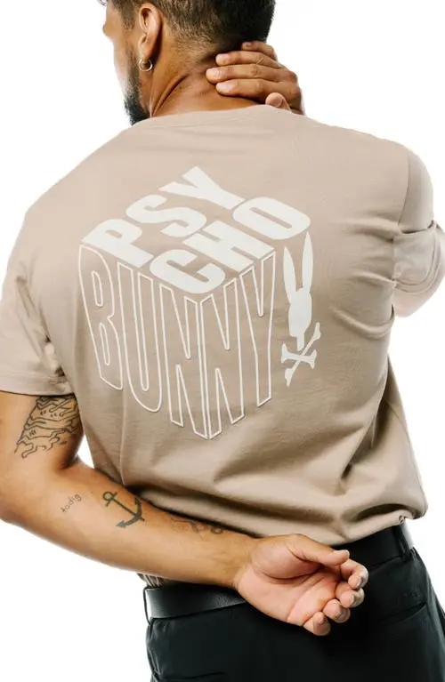 Psycho Bunny Conan Back Graphic Pima Cotton Graphic T-shirt