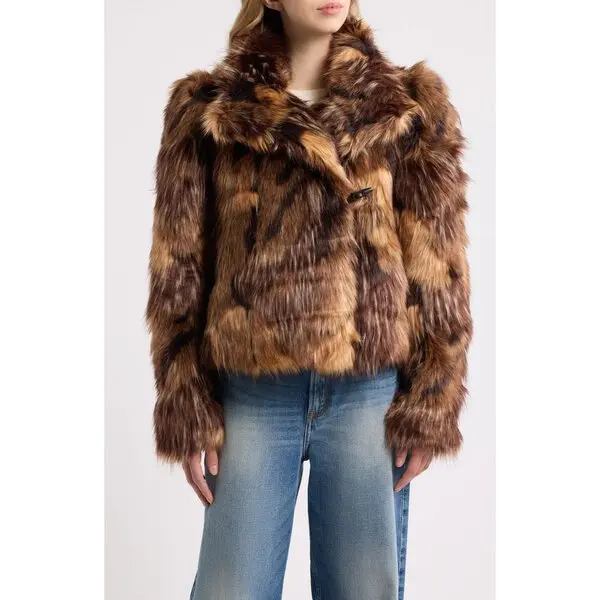 UGG Tesie Faux Fur Toggle Jacket