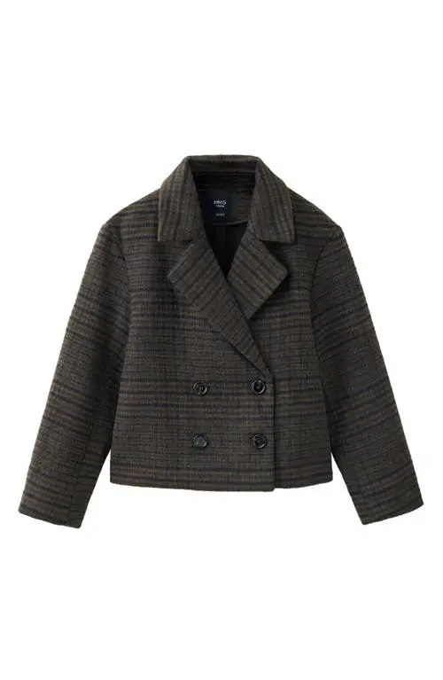 Mango Checked Coat