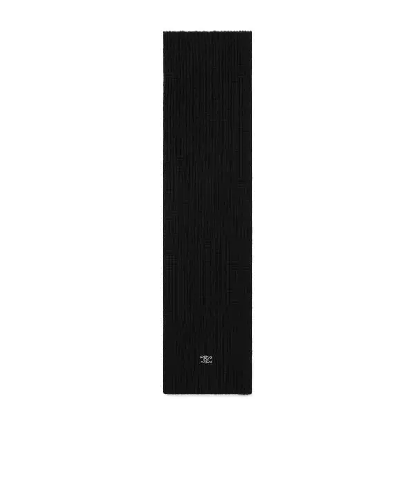 Celine Ribbed Cashmere Scarf