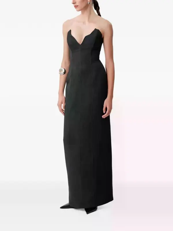 CONCEPTO Sena Strapless Fitted Maxi Dress